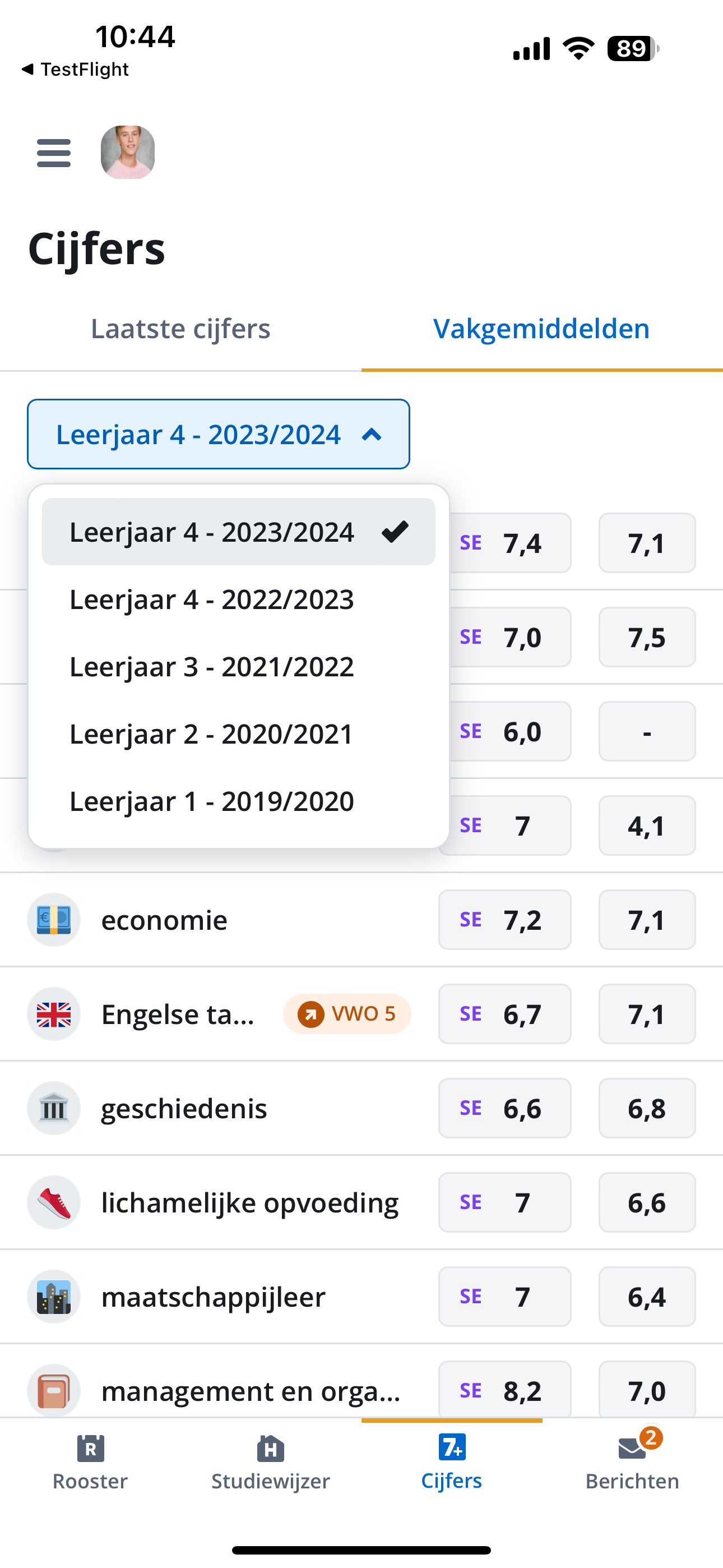🔟 Cijfers – Somtoday