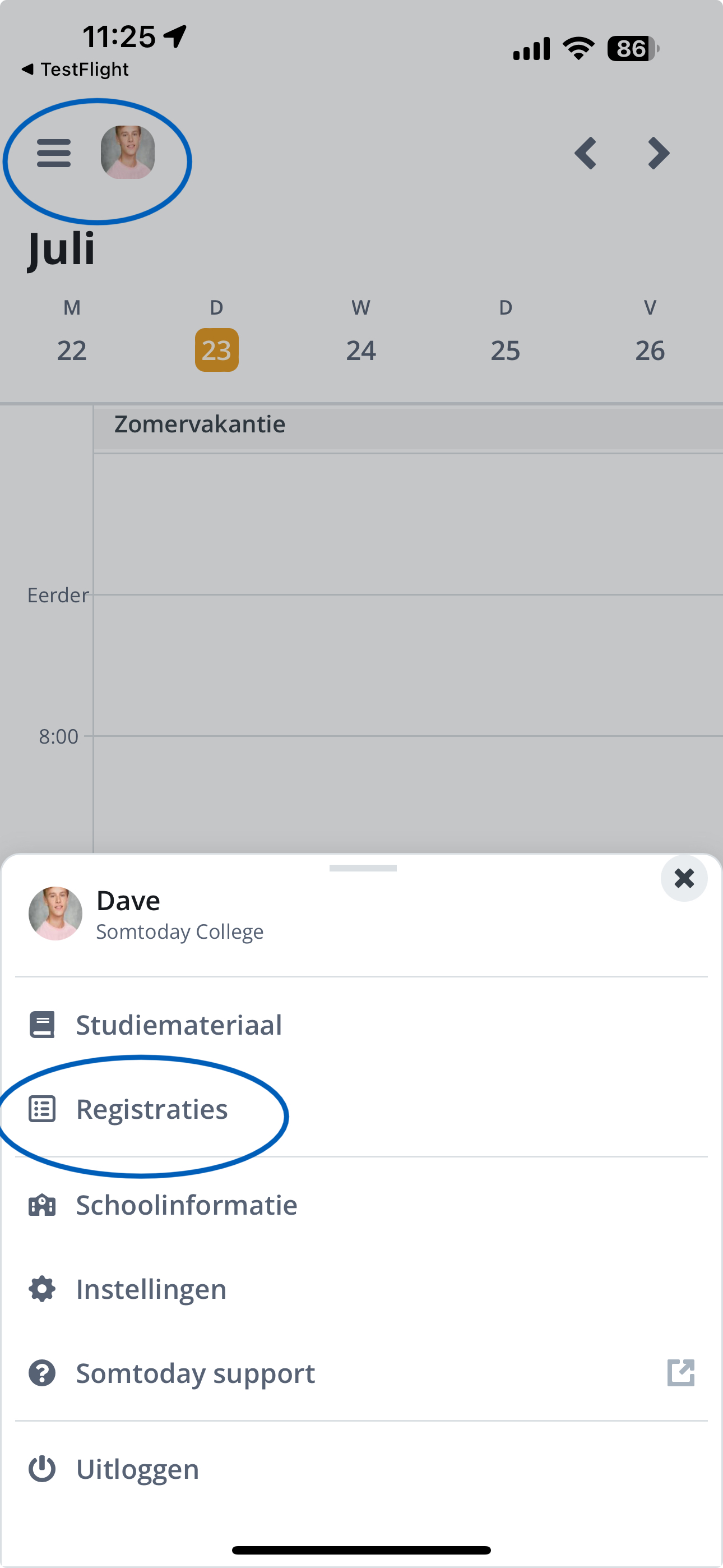 🕓 Afwezigheid en registraties – Somtoday