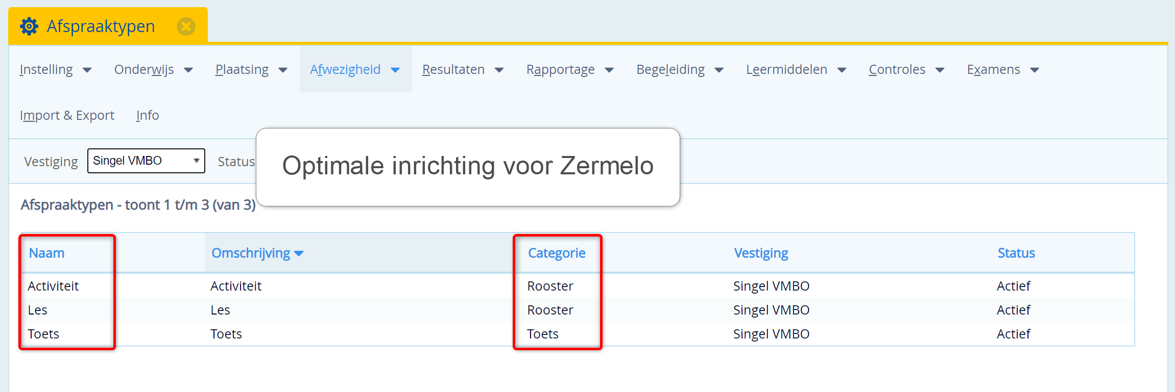 Roosterkoppeling Zermelo – Somtoday